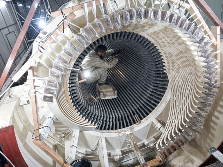 Rewinding Of A 75MVA Synchronous Generator Stator Motor | Marthinusen ...
